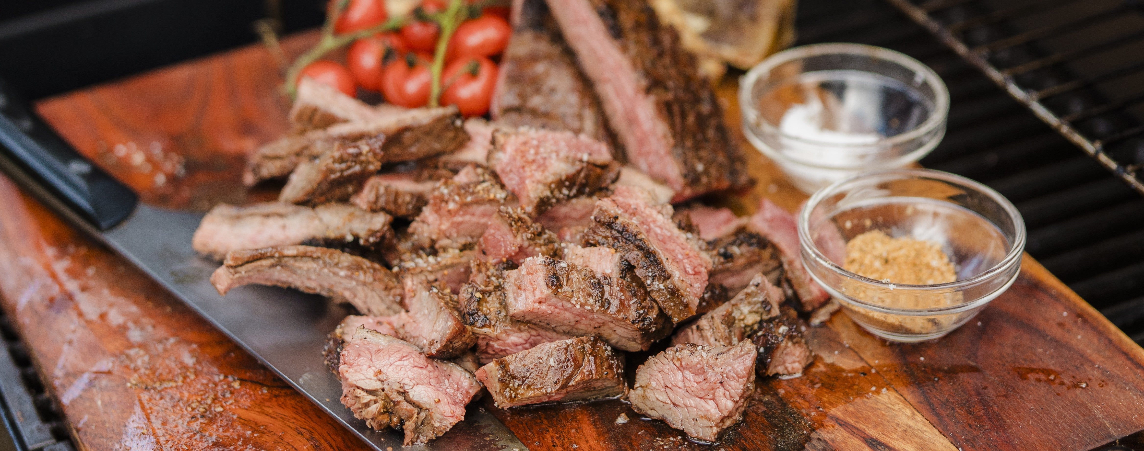 Bone Marrow Encrusted Flank Steak - Char-Griller