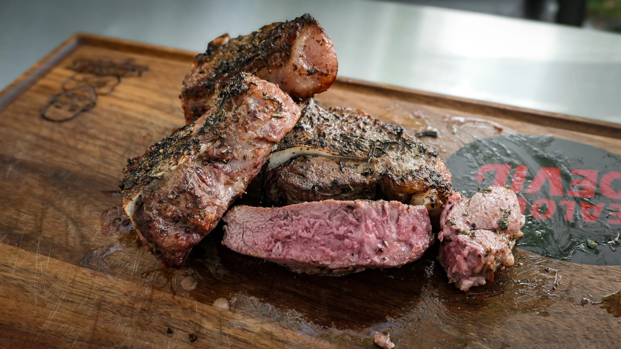 Herb Buttered Lamb Chops - Char-Griller