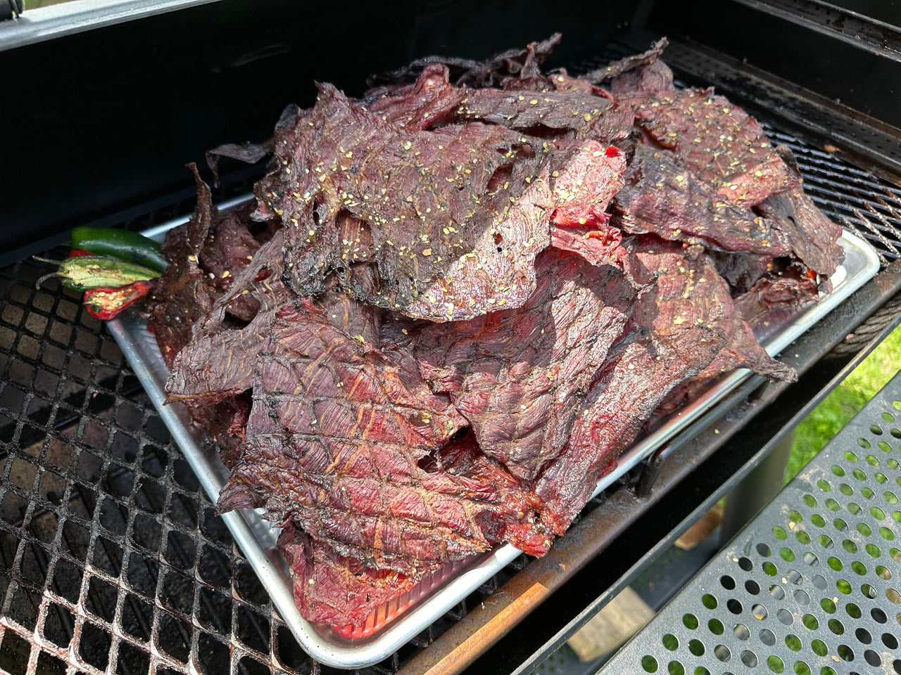 Smoked Spicy Dill Pickle Beef Jerky - Char-Griller
