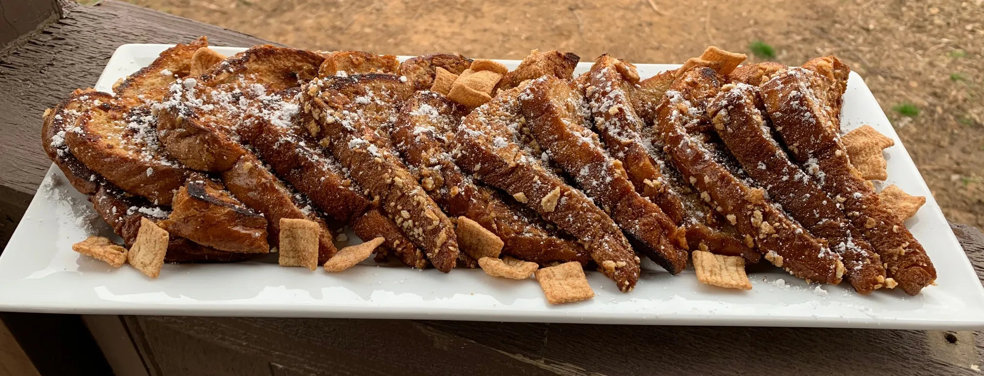 Flat Iron® Cereal French Toast - Char-Griller