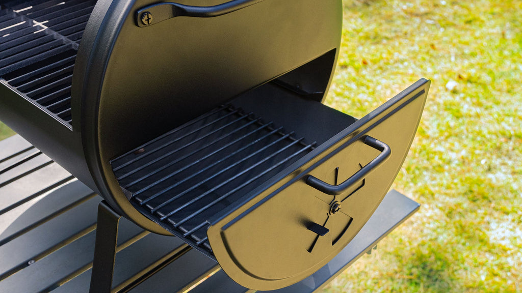 Char-Griller Portable Pro™ Charcoal Grill and Side Fire Box