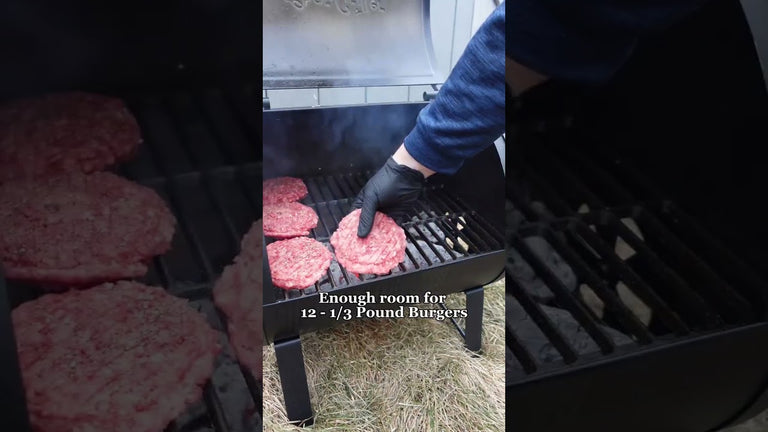 Char-Griller Portable Pro™ Charcoal Grill and Side Fire Box