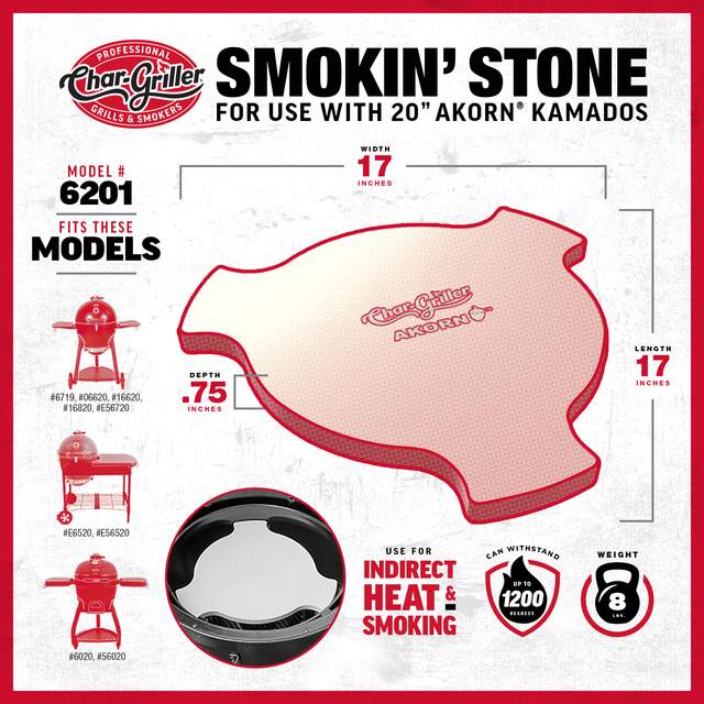 Smokin' Stone/Heat Deflector - Char-Griller