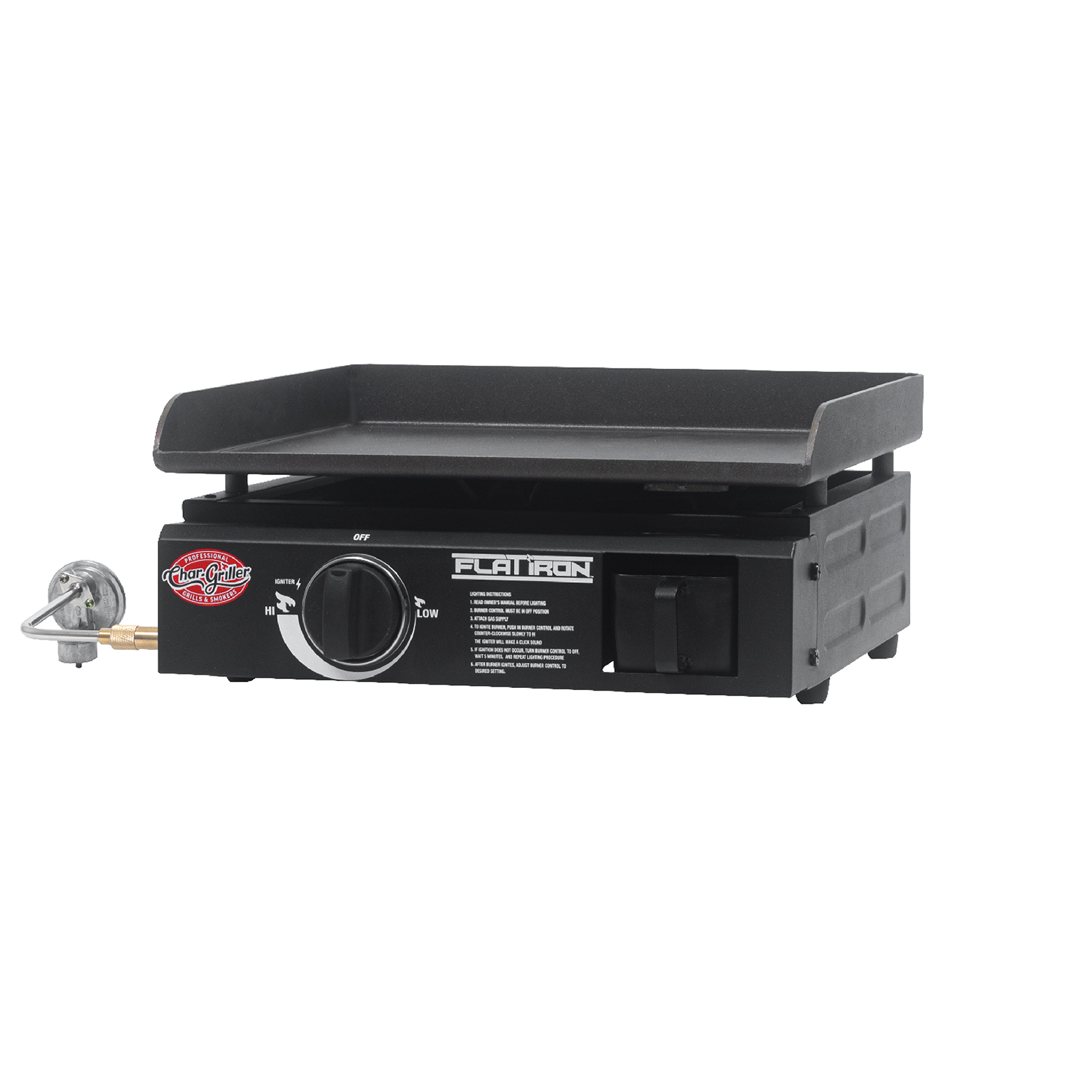 Flat Iron® Portable 17-inch Gas Griddle - Char-Griller